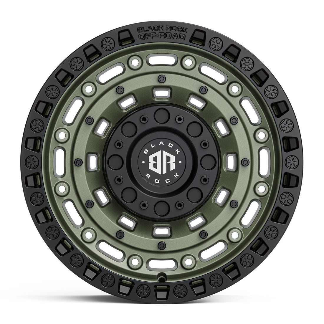 Black Rock Military Army Green Black Ring – BB 4X4 OFFROAD