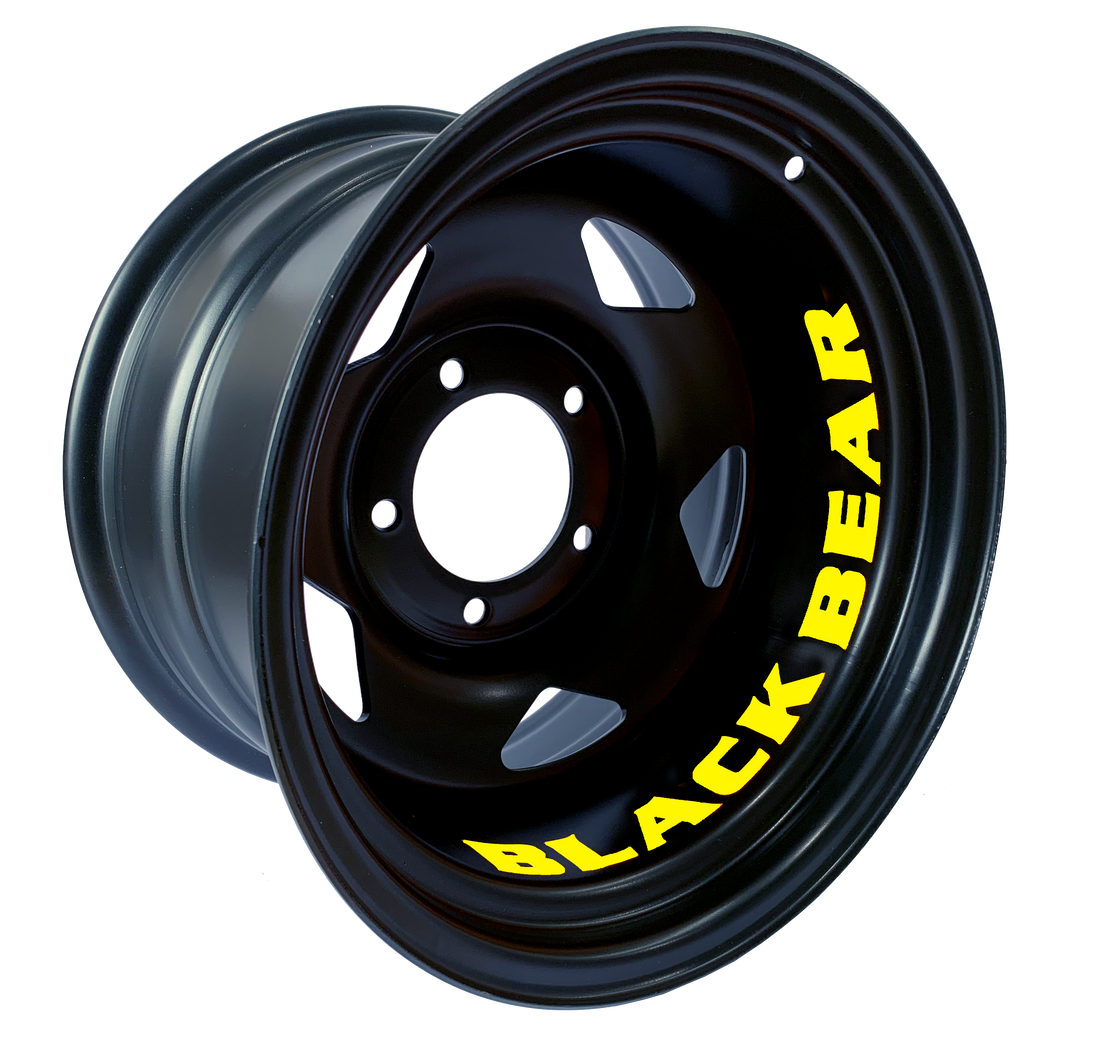 Black Bear 16" Rim Tech | 618S | Steel | Satin Black – BB 4X4 OFFROAD